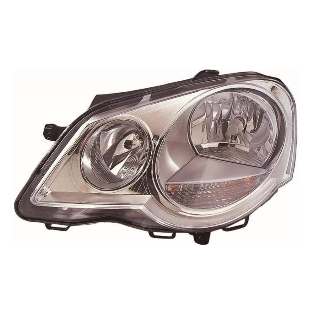 VW Polo Mk4 9N3 Hatchback 6/2005-3/2010 Headlight Headlamp Passenger S ...